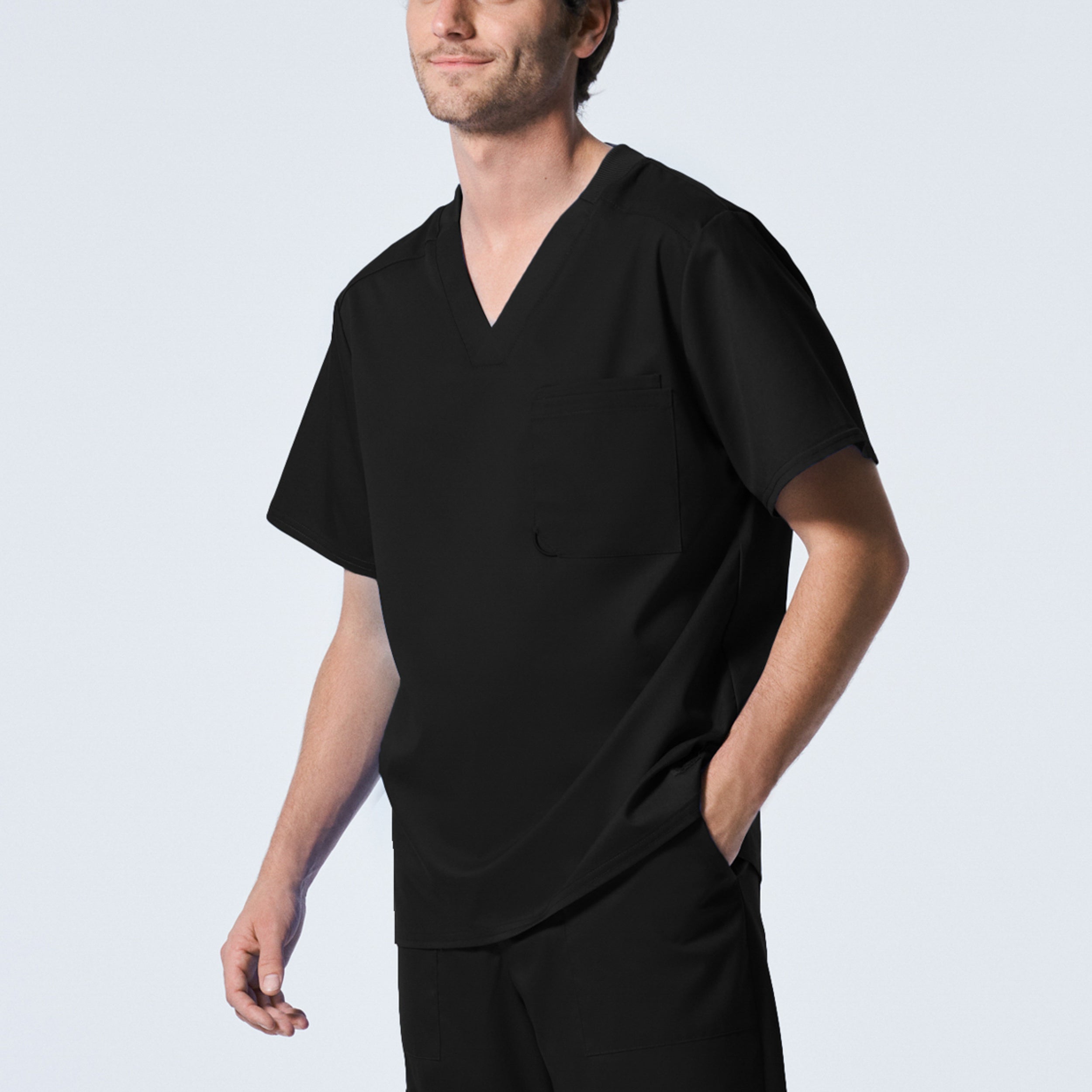 Haut d’uniforme homme moderne avec double poche poitrine – Uniformes Direct